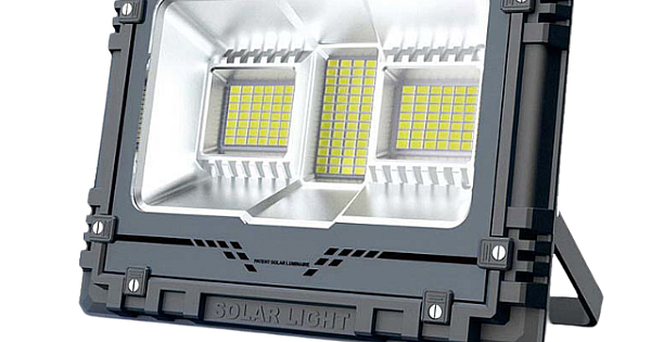 Proiector LED cu Panou Solar 60W - Iluminat Stradal și Exterior