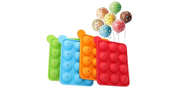 Set 2 forme din silicon pentru Cake pops cu 12 cavitati