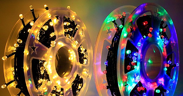 Set 2 Instalatii model rola 50 m ,model diamant, 240 LED culori diverse