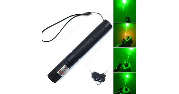 Laser pointer verde puternic cu acumulator